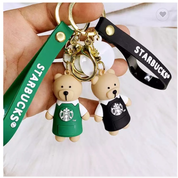 Starbucks | Accessories | Starbucks Green And Black Bear Bearista ...